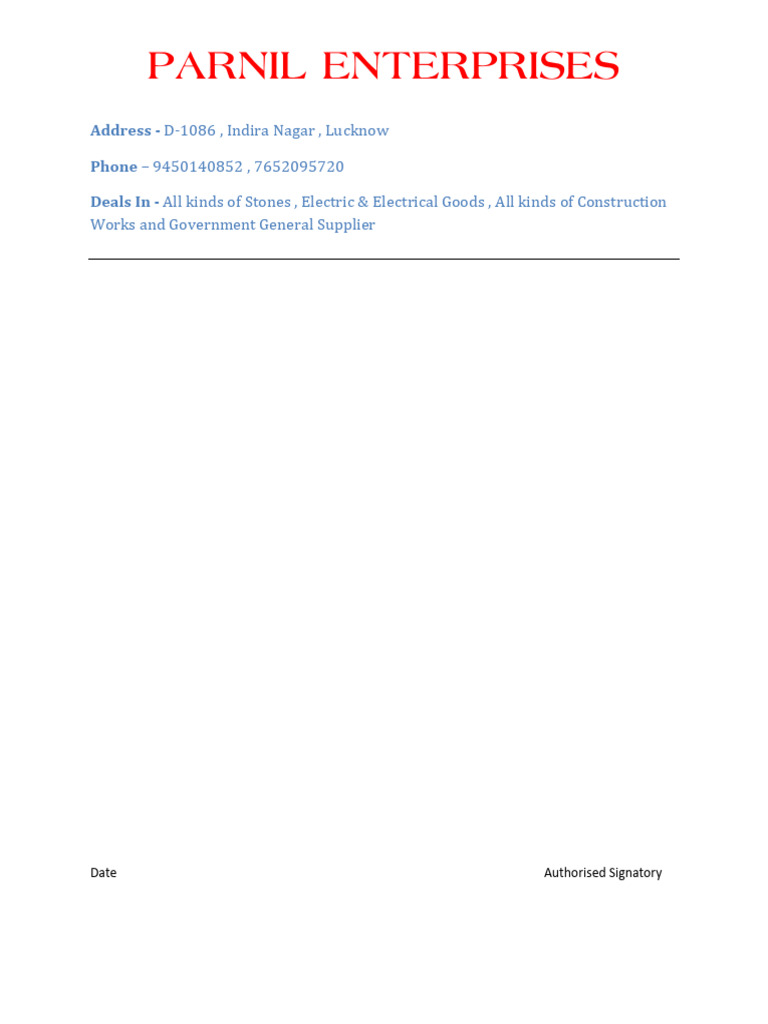 Letter Pad | PDF