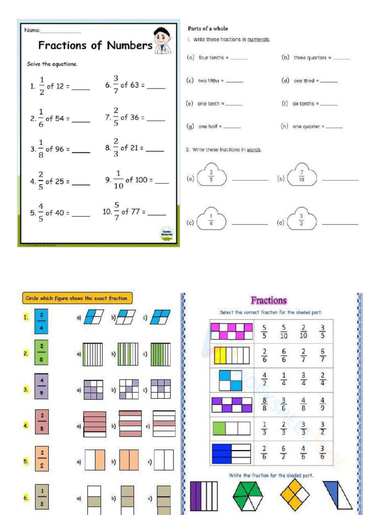 Fraction Revision | PDF