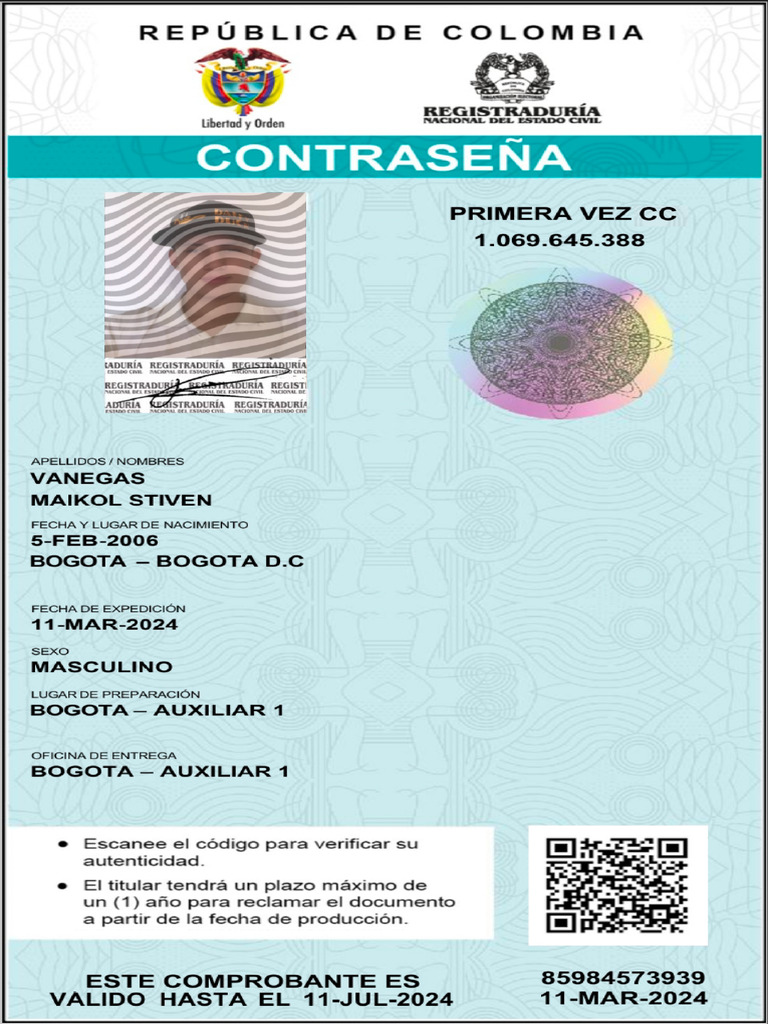 DOCUMENTO EN TRAMITE junior | PDF