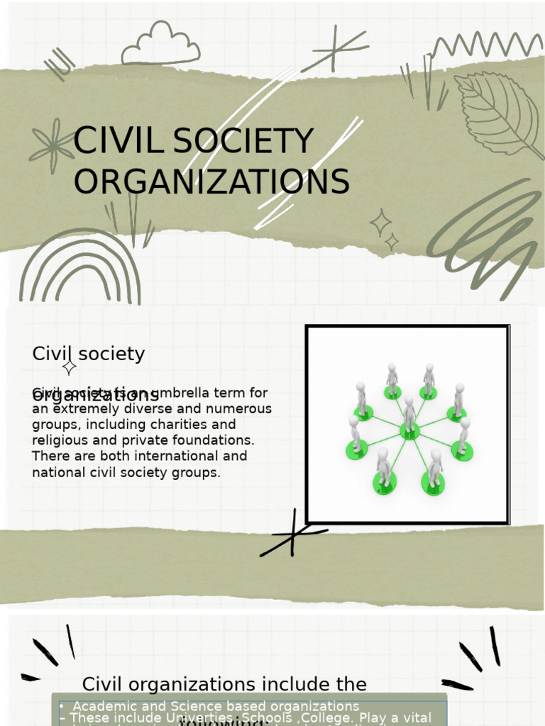 Civil Society Organizations | PDF | Non Governmental Organization ...