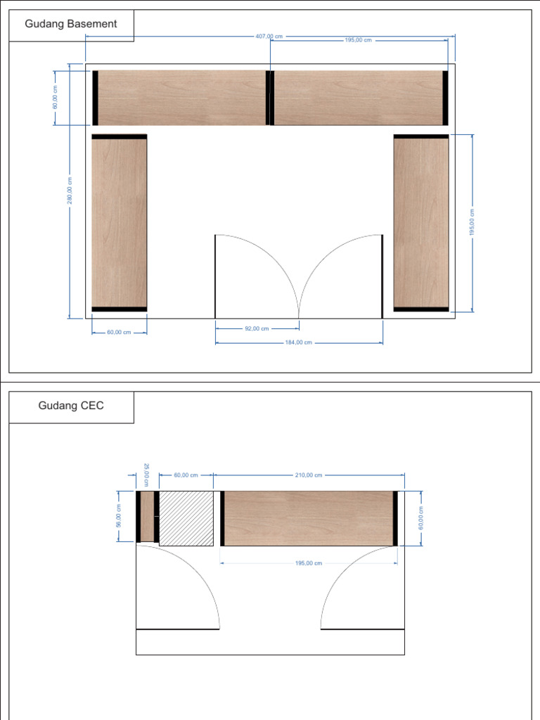 Ukuran dan Desain Rak Gudang Rumah | PDF