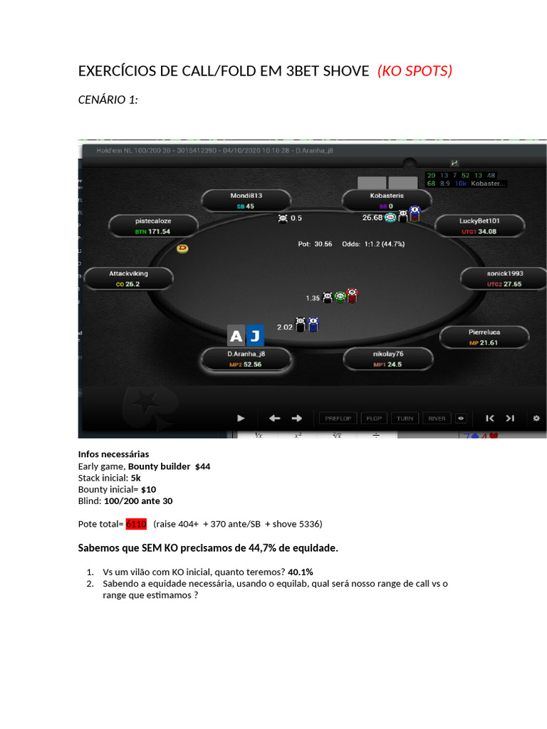 EXERCICIOS_WARMUP-1 | PDF