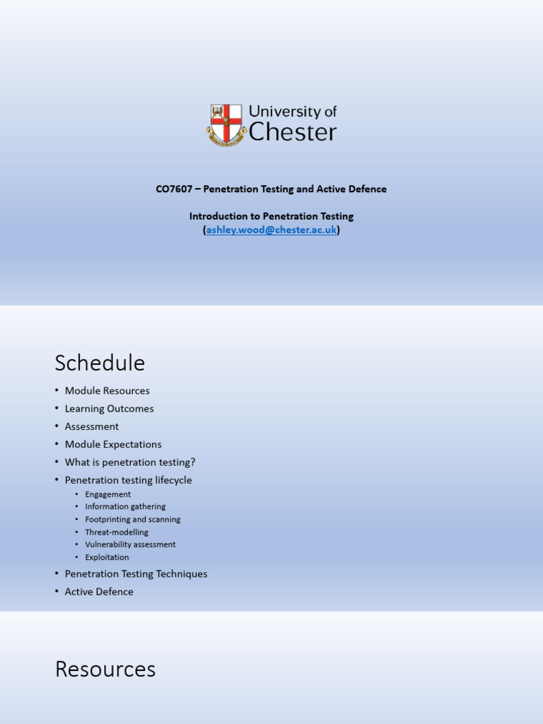 Penetration Testing Overview and Methods | PDF | Domain Name System ...