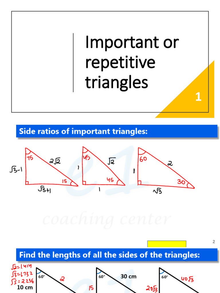 Triangles Report | PDF