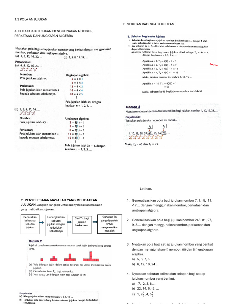 1.3 Pola Dan Jujukan | PDF