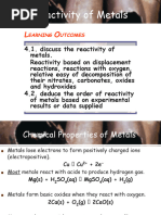 Mnemonics for the Reactivity Series | PDF