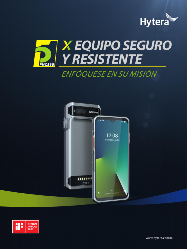 ES Hytera PNC560-5G XSecure Rugged Device Brochure V20240221 | PDF | Hardware de la computadora ...