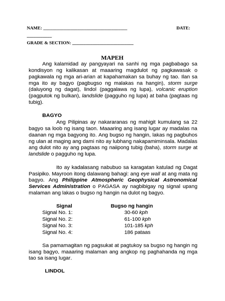 Grade 4 Ara - Mapeh | PDF
