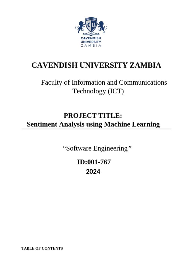 Software Engineering - Project Proposal | PDF | Support Vector Machine ...