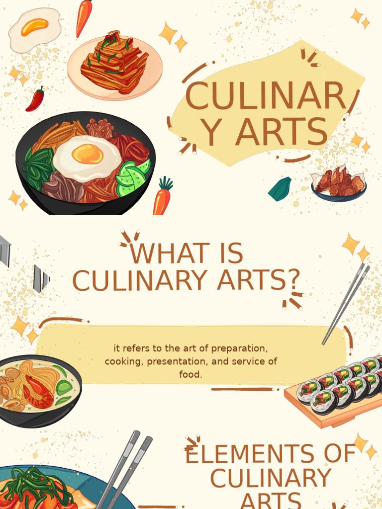 Group 9_culinary Arts | PDF