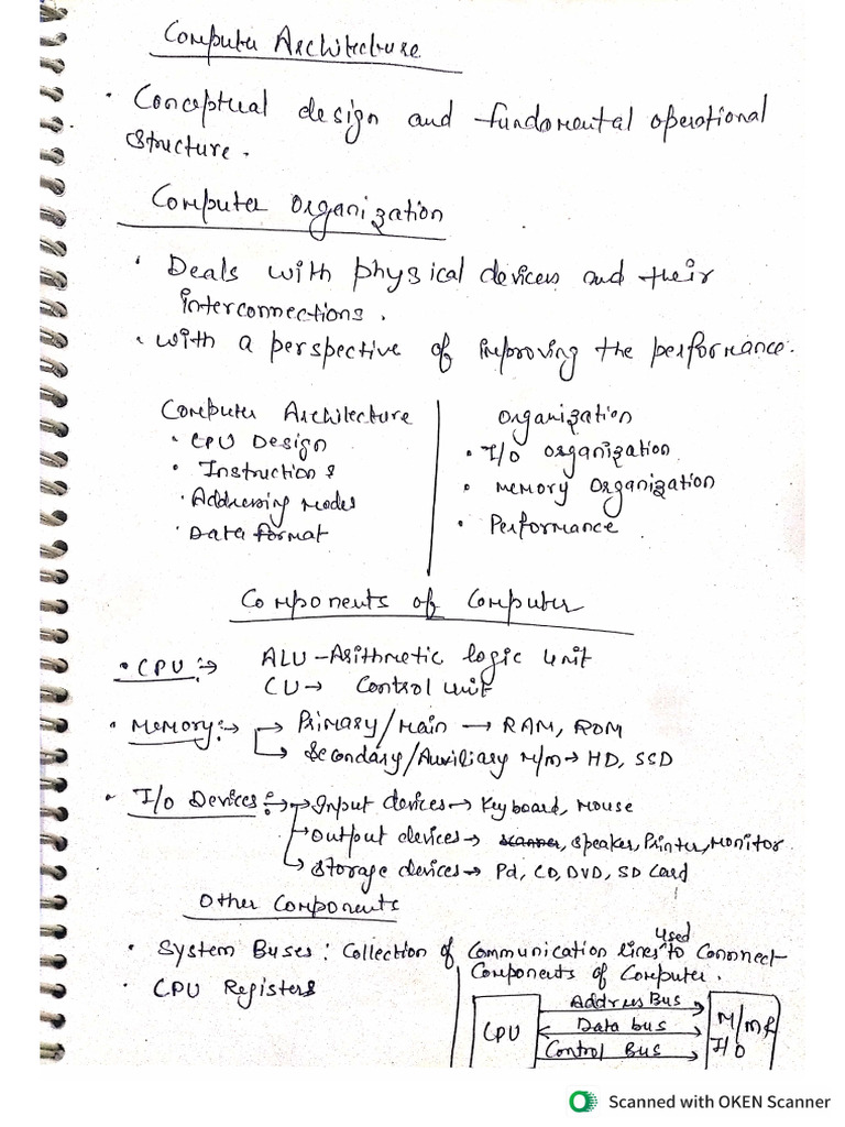COA Notes Unit 1 | PDF COA Notes Unit 1 | PDF
