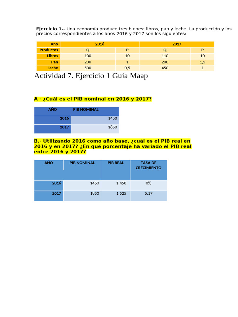 Actividad 7. Ejercicio 1 Guia Maap | PDF