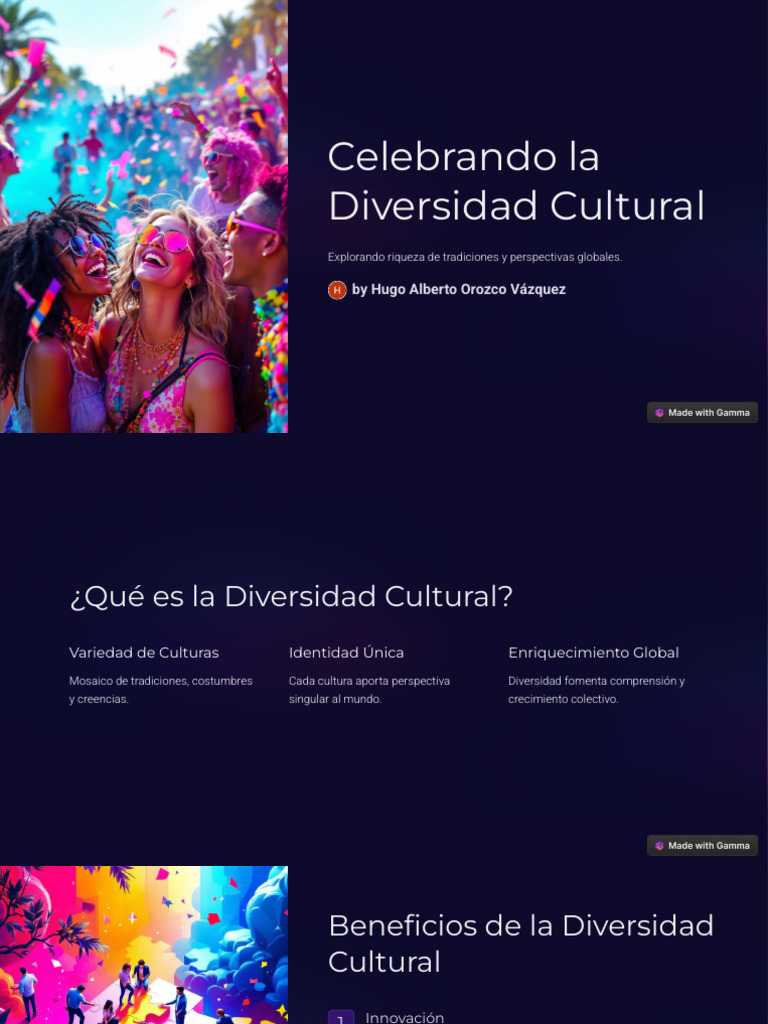 Celebrando La Diversidad Cultural | PDF | Tradiciones | Multiculturalismo