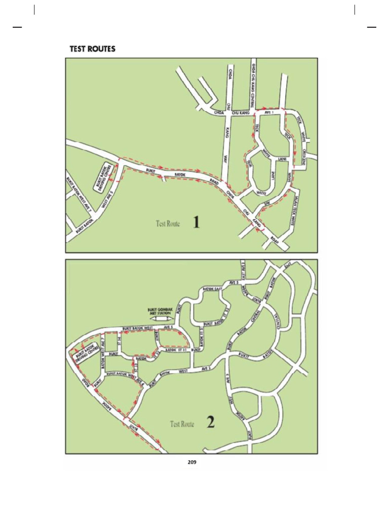 Test Routes Map | PDF