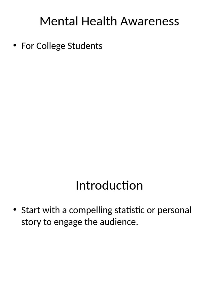 College Mental Health Guide | PDF