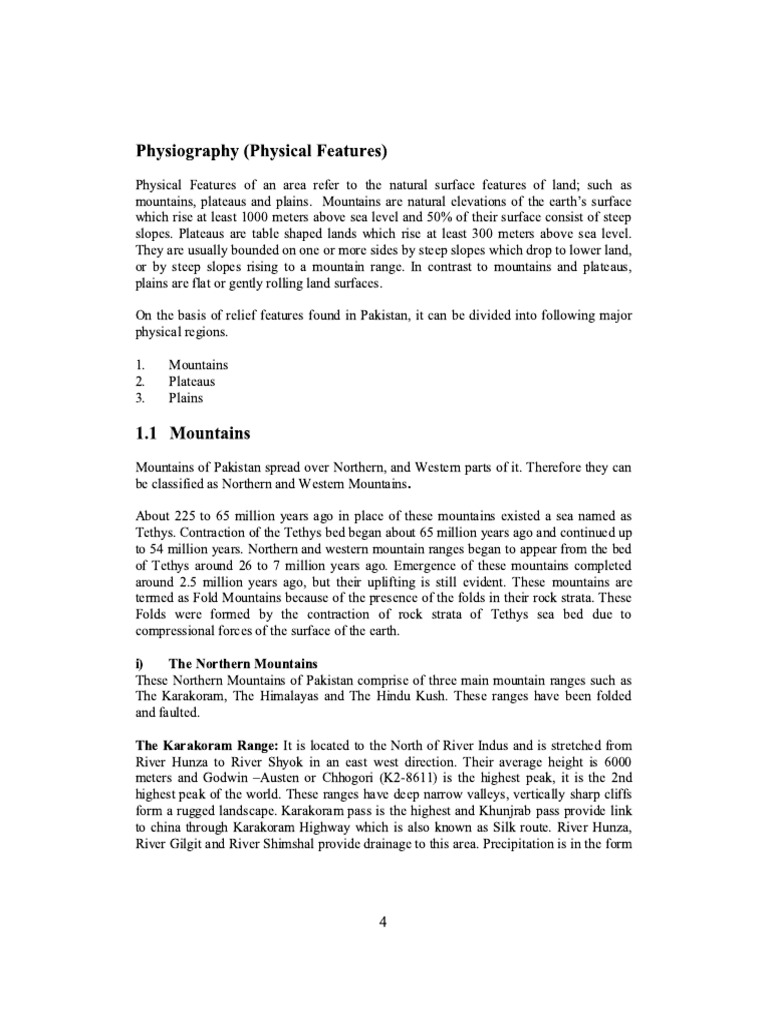 1 Physiography | PDF