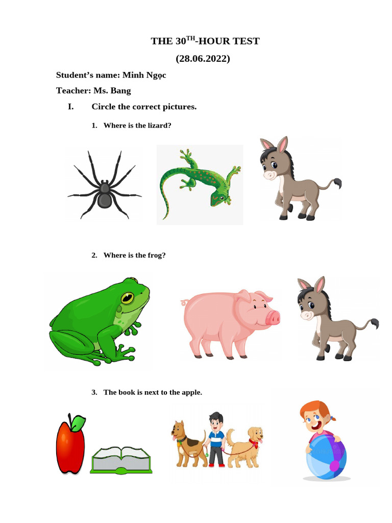 30th hour-Test | PDF