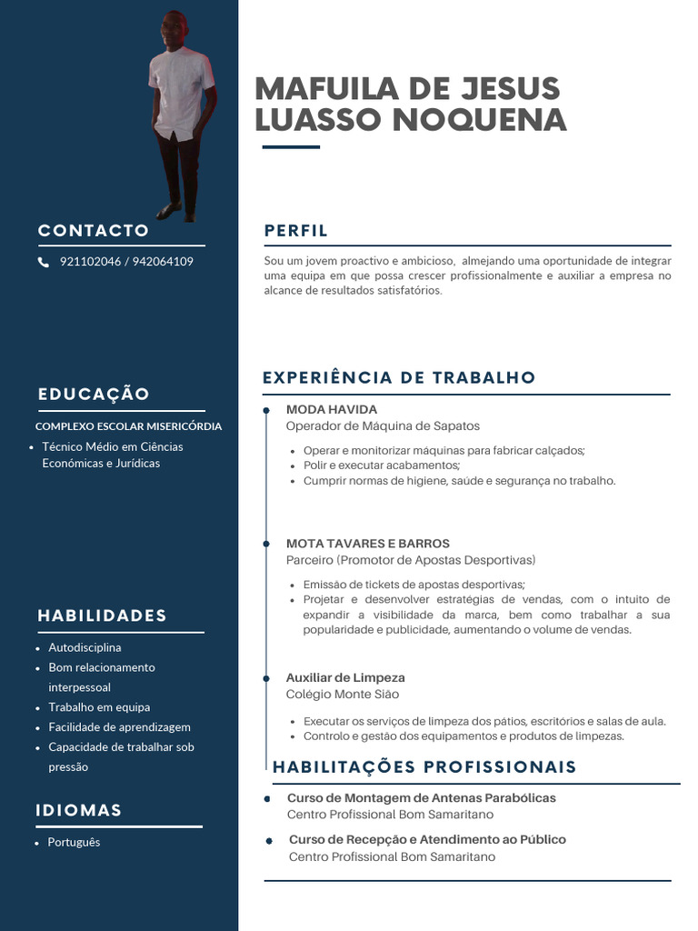 Mafuila de Jesus.CV | PDF