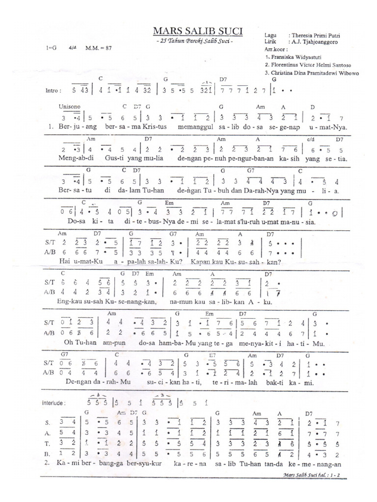 Mars Salib Suci | PDF