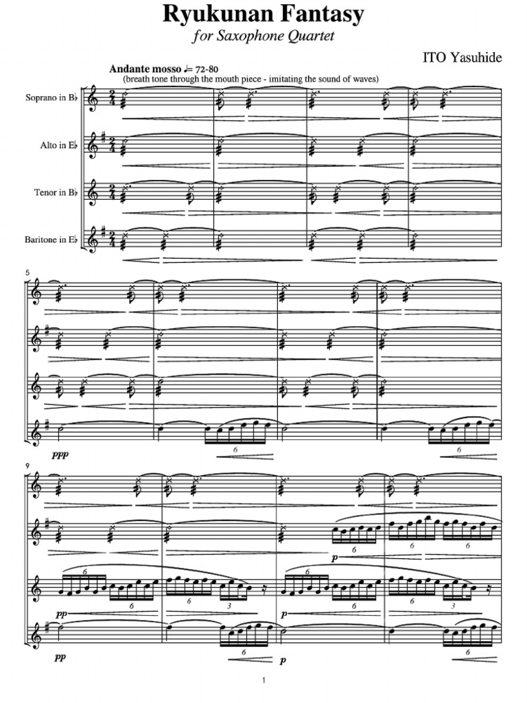 Ryukyuan Fantasy Score | PDF