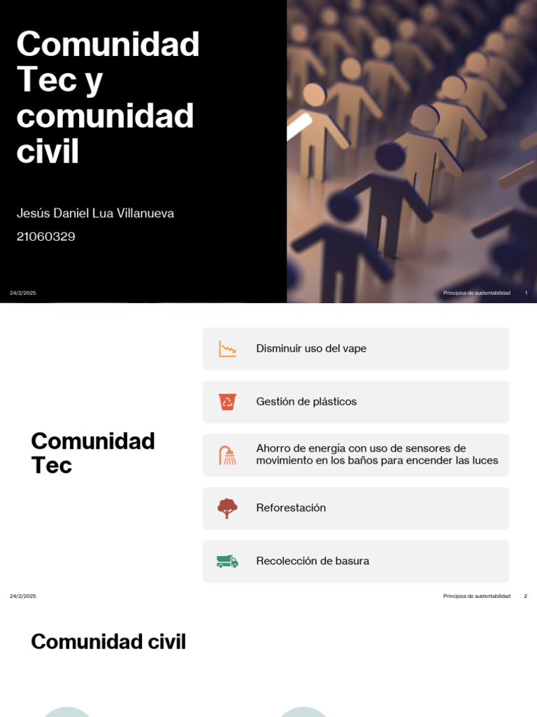 Comunidad Tec y Comunidad Civil | PDF