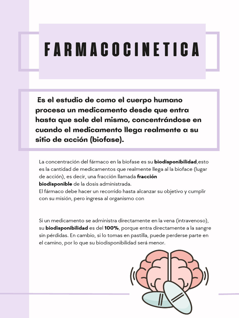 Farmacocinetica y Farmacodinamia | PDF | Medicamentos con receta | Farmacocinética