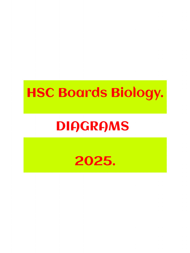 Biology Diagram Class 12 | PDF