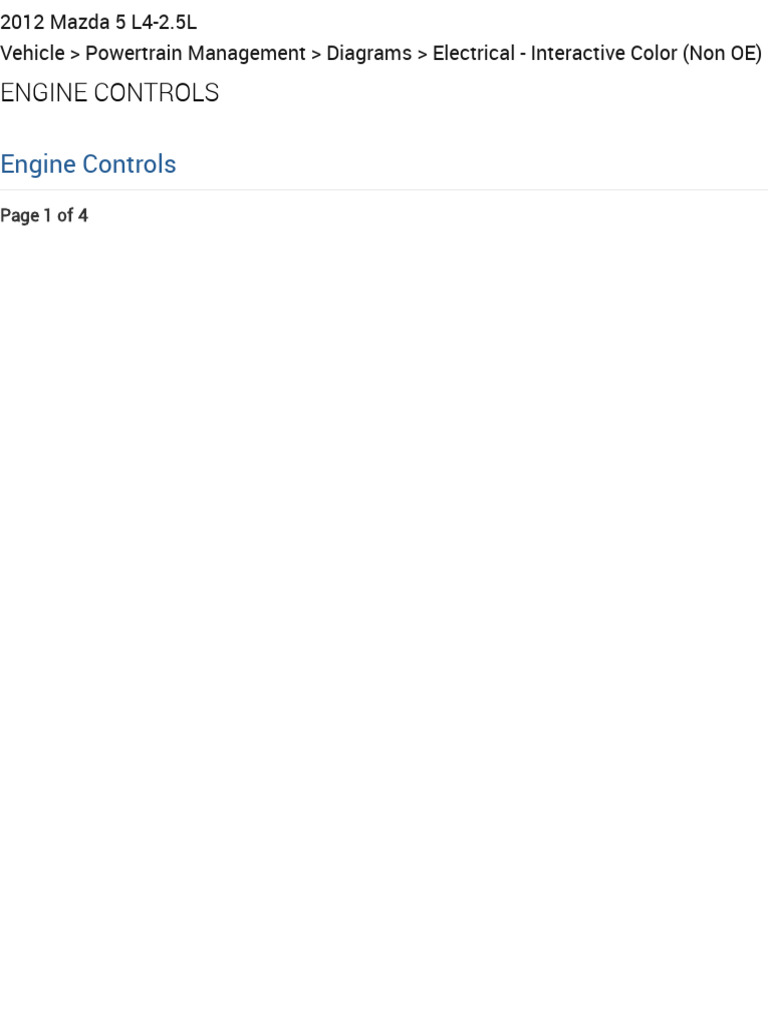 Engine Controls (Powertrain Management) - ALLDATA Repair (1) | PDF | Transport | Car