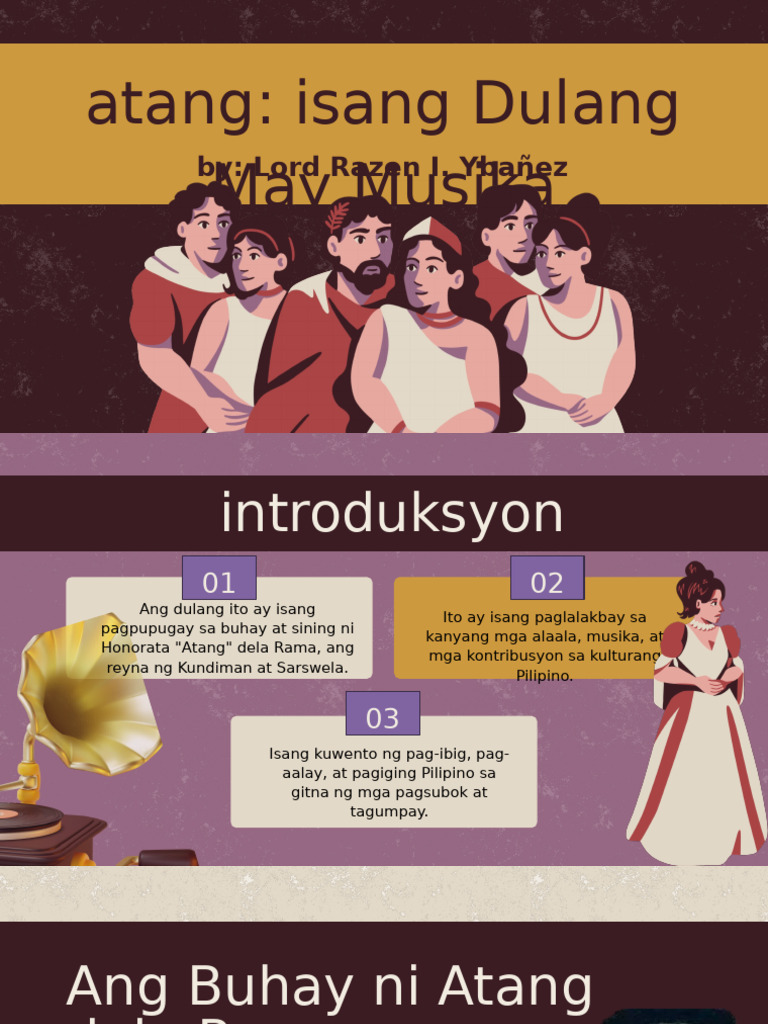 Atang Isang Dulang May Musika | PDF