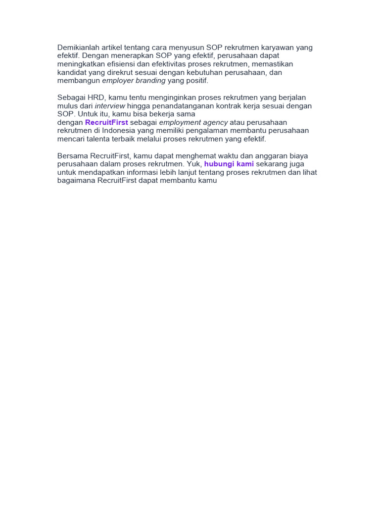 Artikel Karyawan Fes | PDF