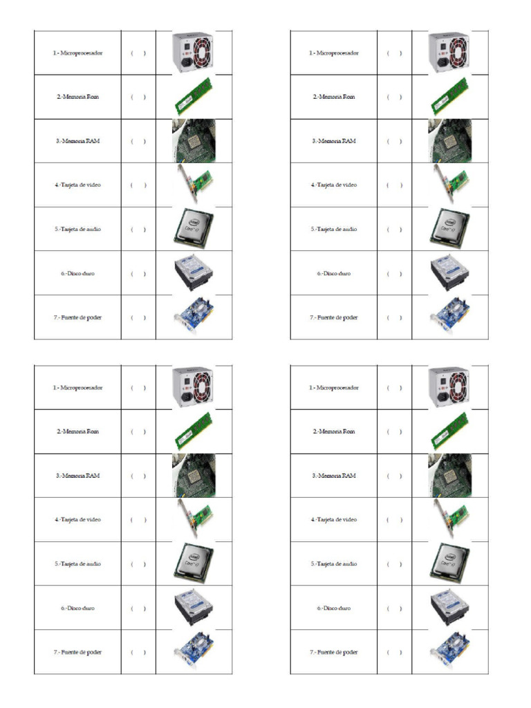 Actividad 1 HARDWARE | PDF