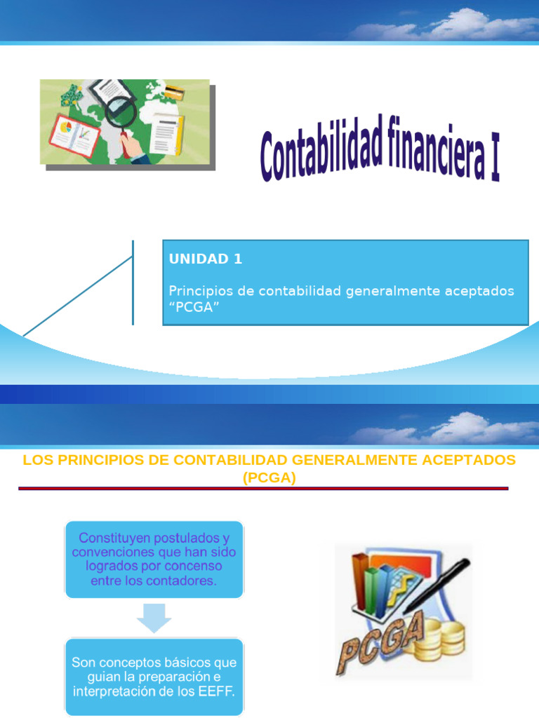 Unidad 1-3 Principios de Contabilidad Generalmente Aceptados | PDF ...