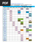 SJJ Shipping Schedule for August 2025 | PDF