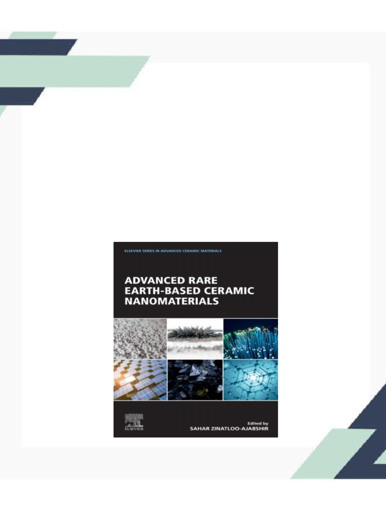 Advanced Rare Earth-Based Ceramic Nanomaterials Sahar Zinatloo-Ajabshir ...
