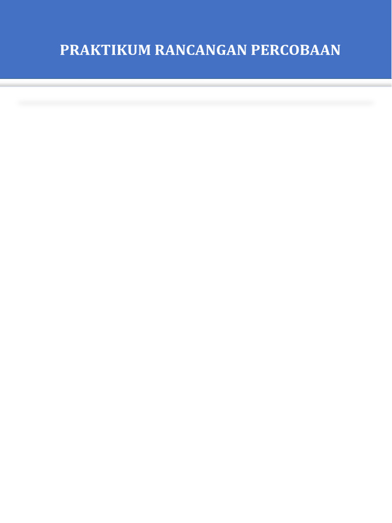 ACARA 1. PRINSIP DASAR RANCOB | PDF