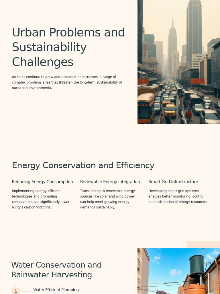 Urban Problems and Sustainability Challenges | PDF | Sustainability ...