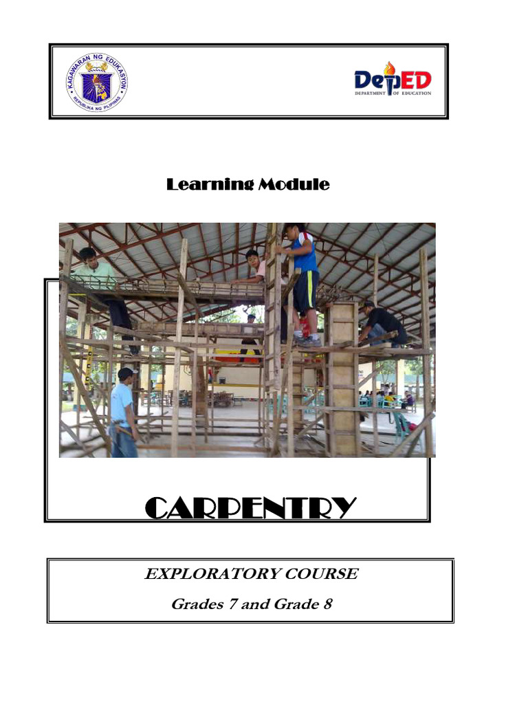 K-12 Carpentry Module for Grades 7-8 | PDF | Foot (Unit) | Fraction ...
