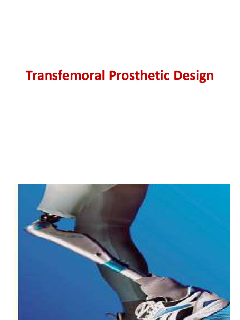 Transfemoral Prosthetic Components Guide | PDF | Prosthesis ...