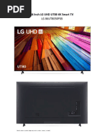 UT801C (ASIA, India) - Datasheet (Low) - LG Commercial TV - 240723 ...