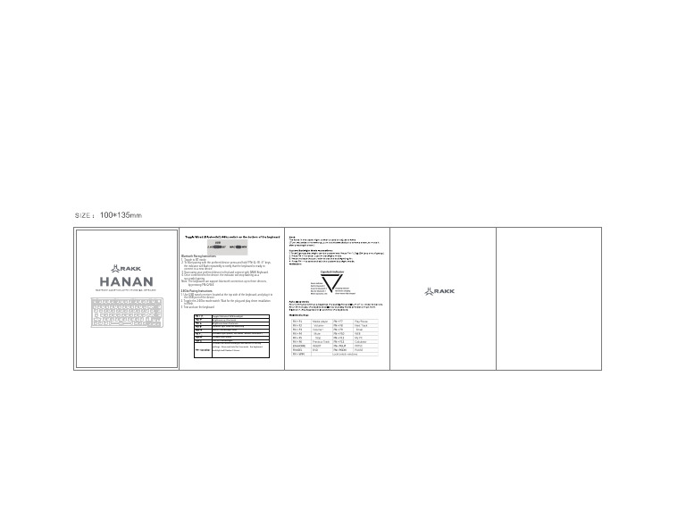 RAKK Hanan Manual | PDF