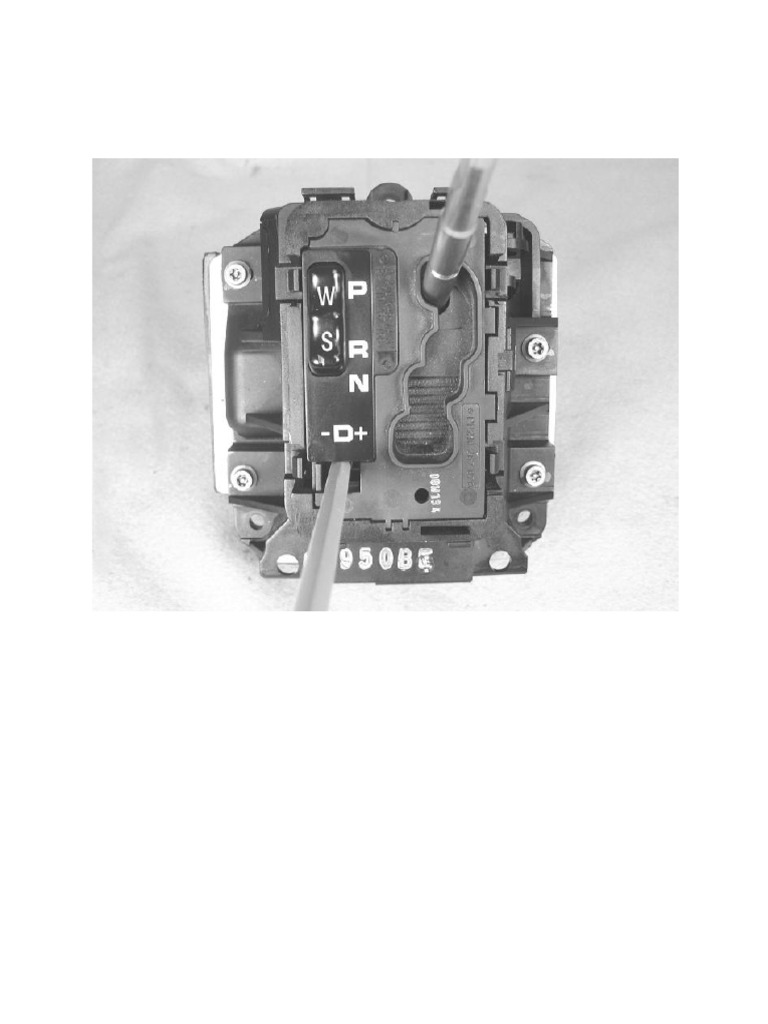 Transmission Parking Lock Release Photo | PDF