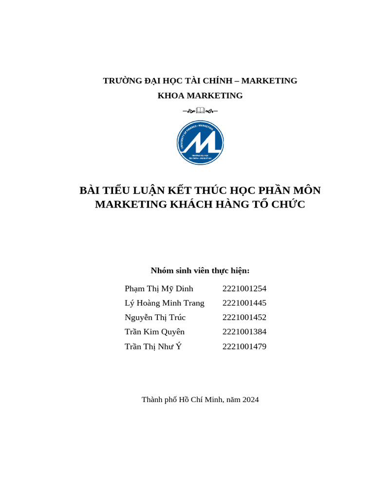Nhóm 8_KTHP_B2BMKT_S3_HK3_2024 | PDF