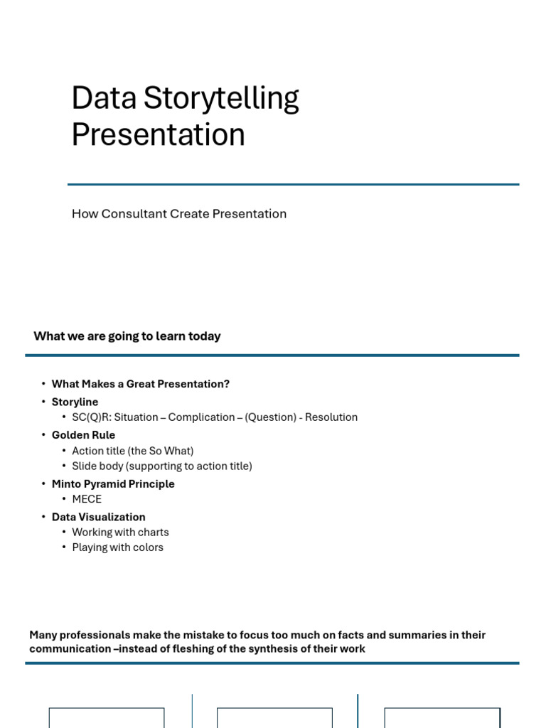 Data Storytelling Presentation | PDF | Data