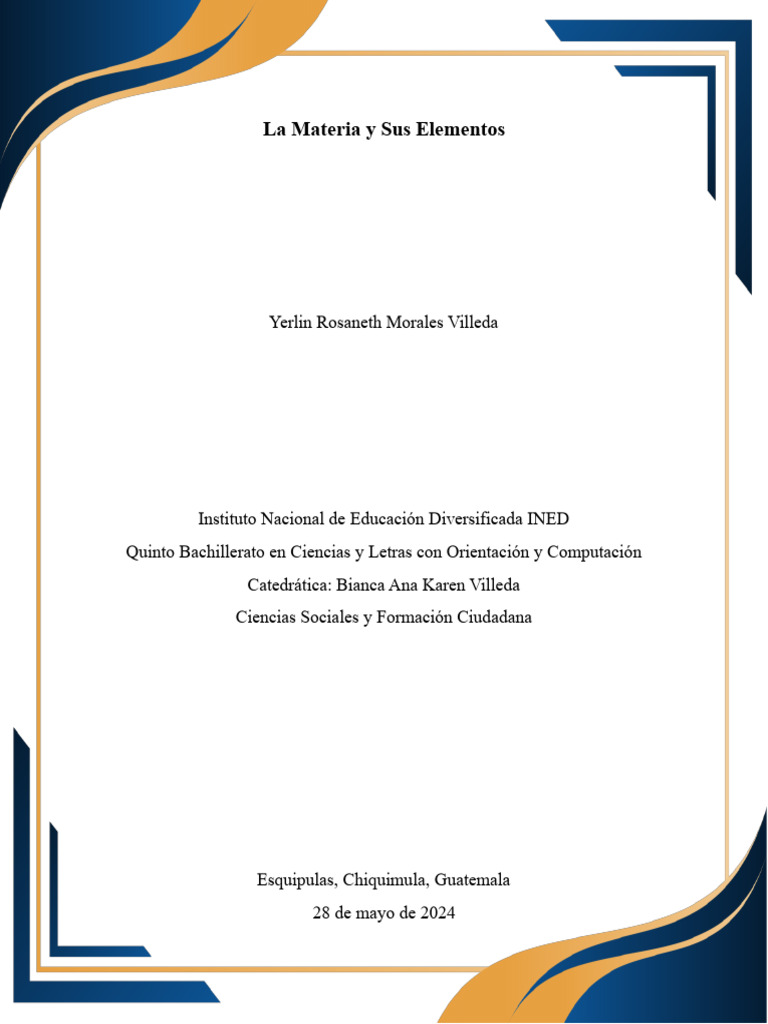 Propiedades y Elementos de la Materia | PDF | Química | Elementos químicos