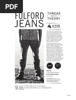 Anatomy of Jeans Components | PDF | Seam (Sewing) | Sewing