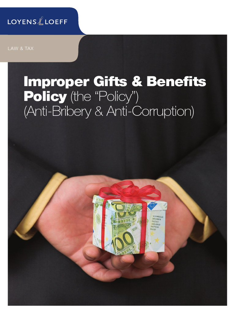 Loyens & Loeff Gifts & Benefits Policy | PDF | Bribery | Gift