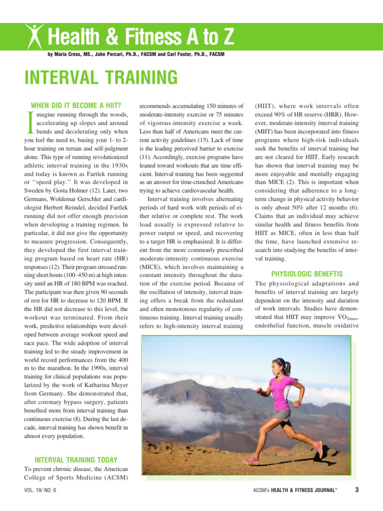 119 Hiit Acsm | PDF | High Intensity Interval Training | Heart Rate