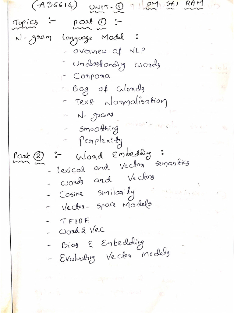 SLP unit-1 | PDF