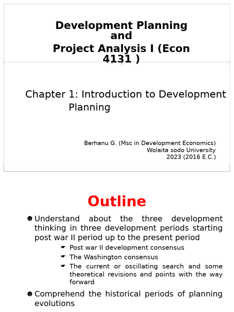 Development Planning and Economic Growth | PDF | Economic Planning ...