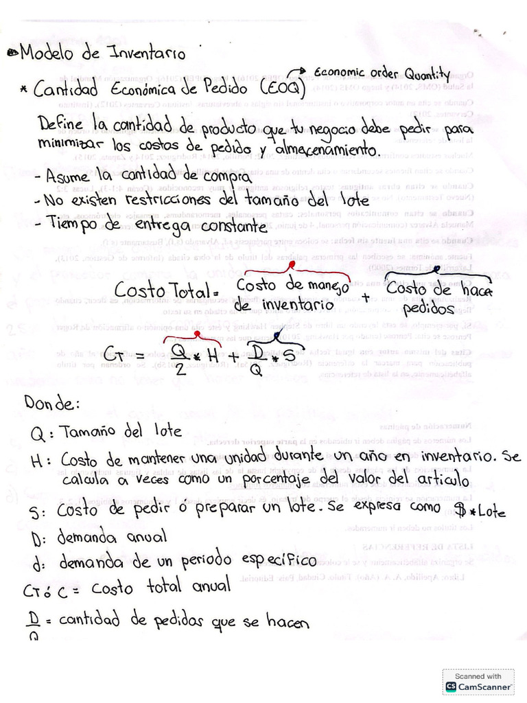 Modelos de Inventario | PDF